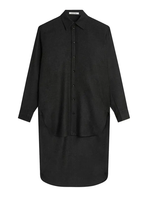Phoebe Philo Extended Wool Shirt - Multicolor