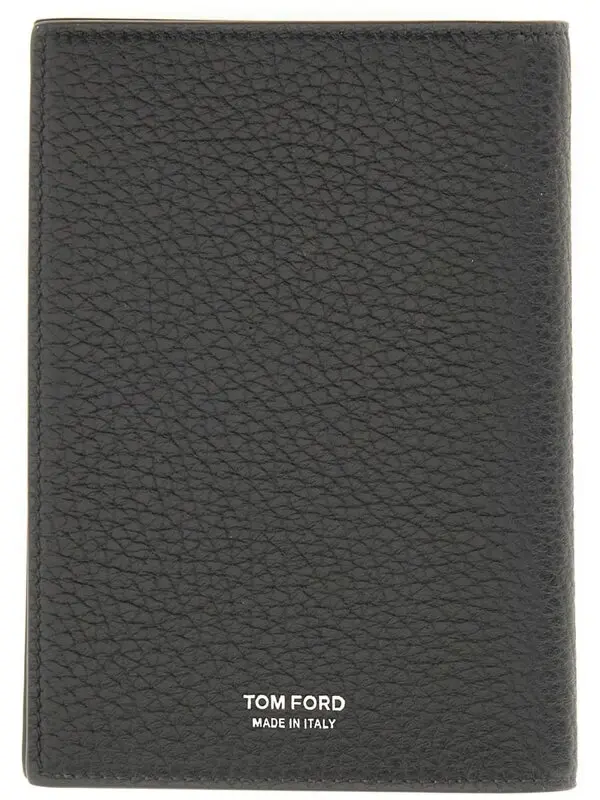 TOM FORD Leather T Card Holder