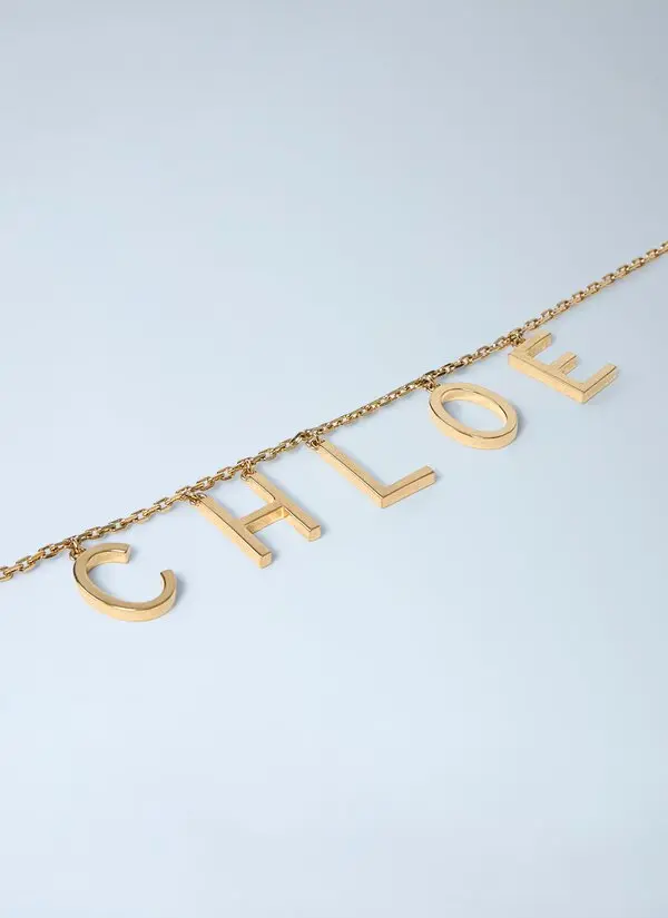 Chloé Logo Motif Necklace