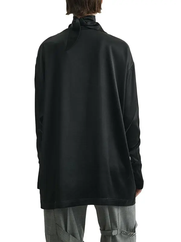 Phoebe Philo Silk Knot Neck Top