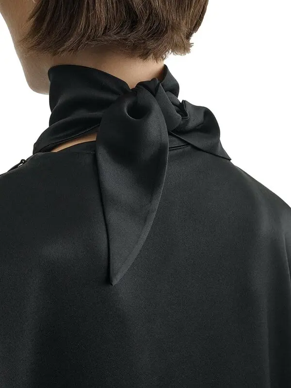 Phoebe Philo Silk Knot Neck Top