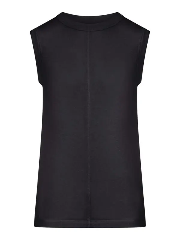 Phoebe Philo Ultra-thin Crew Neck Tank Top - Black