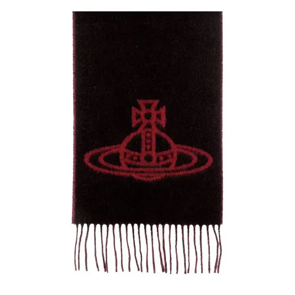 VIVIENNE WESTWOOD Orb Logo Scarf