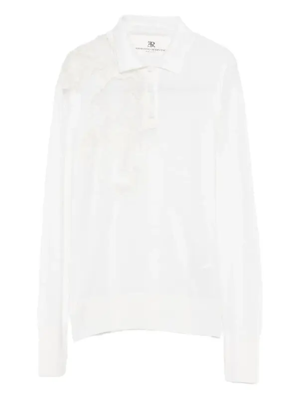 ERMANO SCERVINO Long Sleeve Polo-neck Sweater