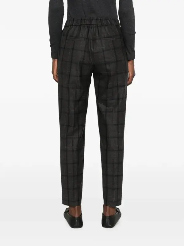 Peserico Wool Checked Pants