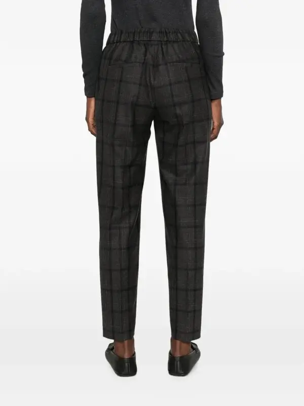 Peserico Wool Checked Pants