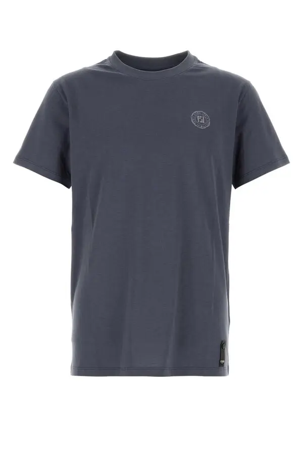 Fendi Air Force Cotton T-shirt - Blue