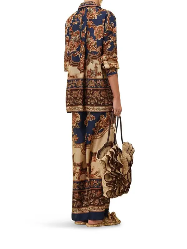 Zimmermann Aster Printed Silk Shirt