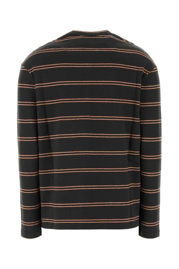 JIL SANDER Striped Cotton T-shirt - Multicolor