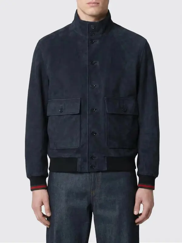 Gucci Suede Bomber Jacket