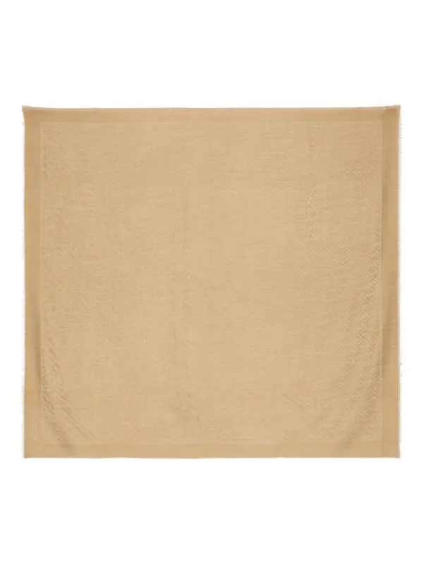 Fendi Wool And Silk Scarf