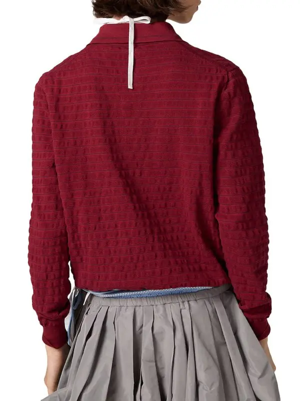 Miu Miu V-neck Cotton Sweater