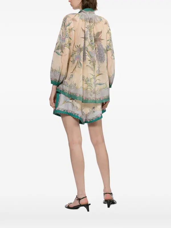 Zimmermann Indra Cotton And Silk Blouse