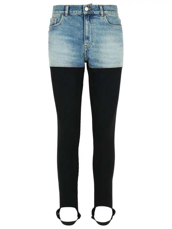 Coperni Two-tone Organic Cotton Pantaloe