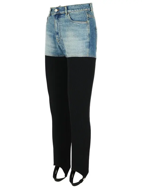 Coperni Two-tone Organic Cotton Pantaloe