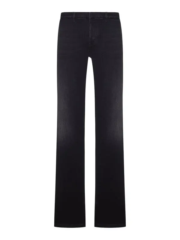 Gucci Stretch Cotton Denim Trousers - Black