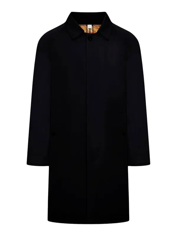Burberry Heritage Camden Medium Car Coat - Black