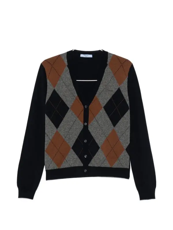 Prada Cashmere Cardigan - Multicolor