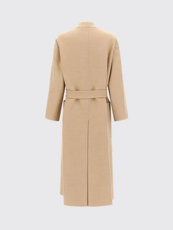 Max Mara Long Belted Coat - Cream
