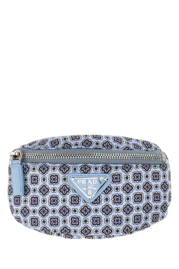 Prada Printed Nylon Wrist Pouch - Multicolor
