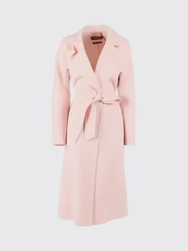 Max Mara Wool, Silk And Cashmere Coat - Pink