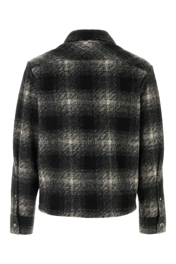 Moncler Embroidered Flannel Shirt