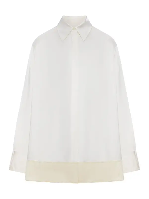 TOTEME Fluid Tuxedo Shirt - White