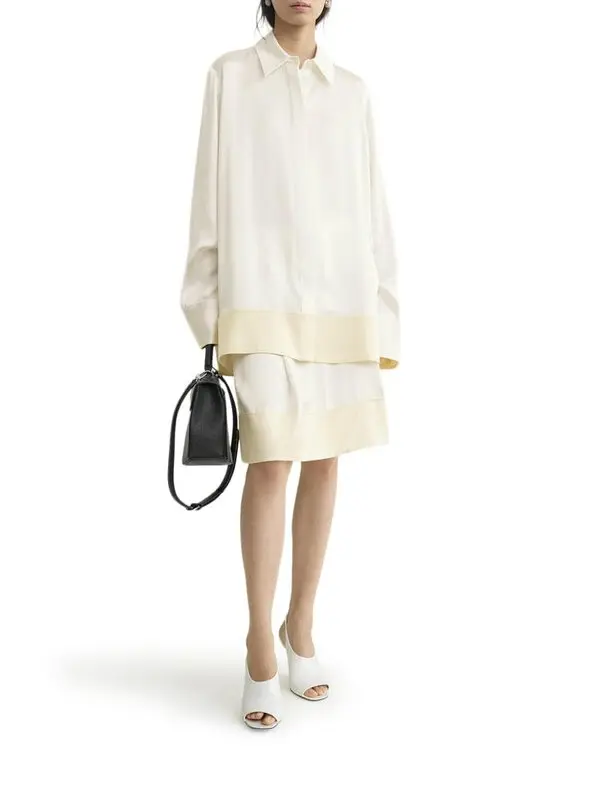 TOTEME Fluid Tuxedo Shirt - White