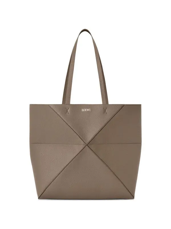 Loewe Puzzle Fold Medium Leather Tote - Multicolor