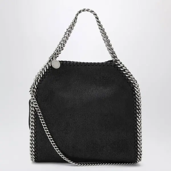 Stella McCartney Falabella Mini Tote Bag In /silver - Black