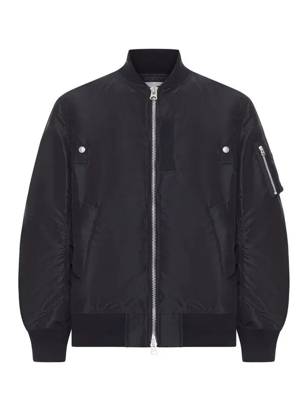 Sacai Nylon Bomber Jacket With Zip