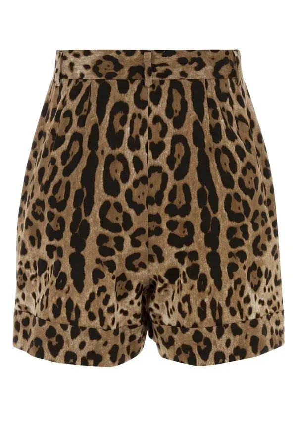 Dolce & Gabbana Printed Poplin Shorts