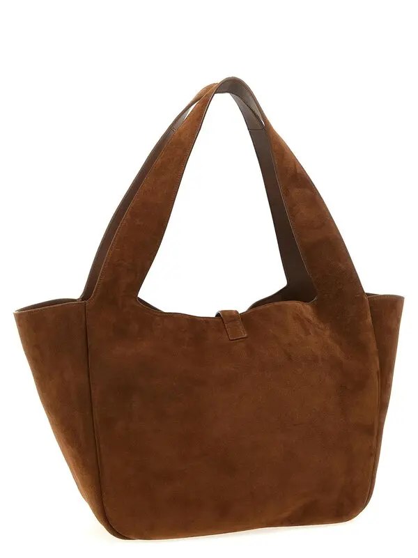 Saint Laurent Le 5 À 7 Bea' Shoulder Bag - Brown