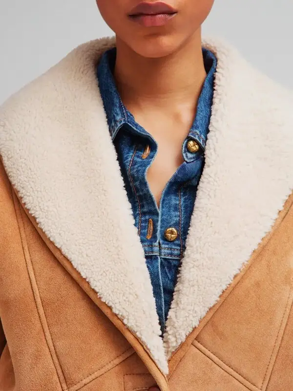 BLAZÉ MILANO Tatoosh Shearling` Coat