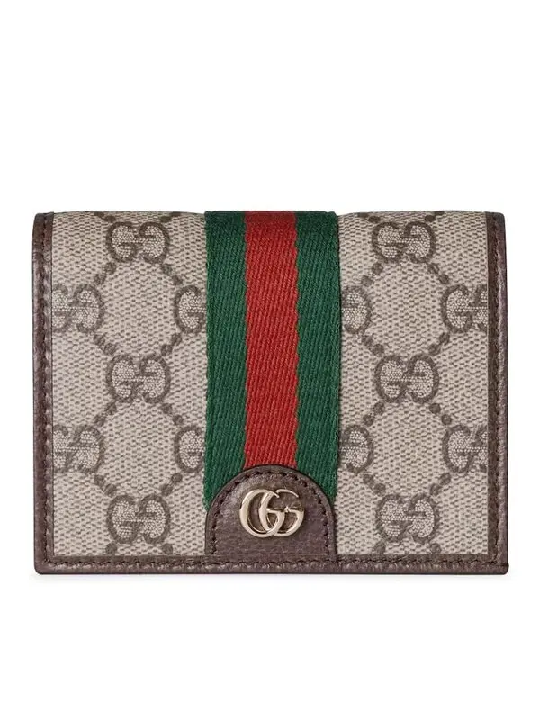 Gucci Ophidia Small Wallet - Brown