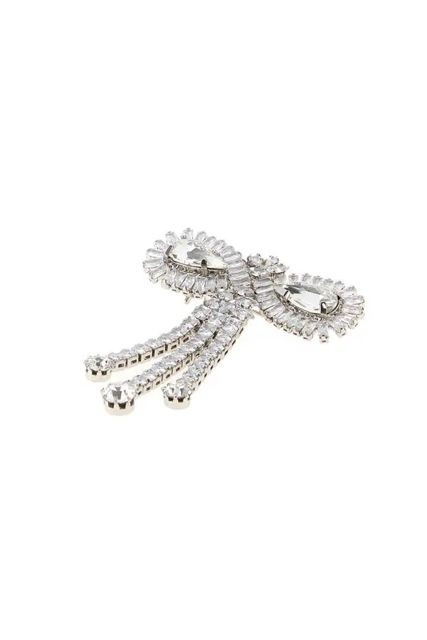 Alessandra Rich Embellished Metal Pin