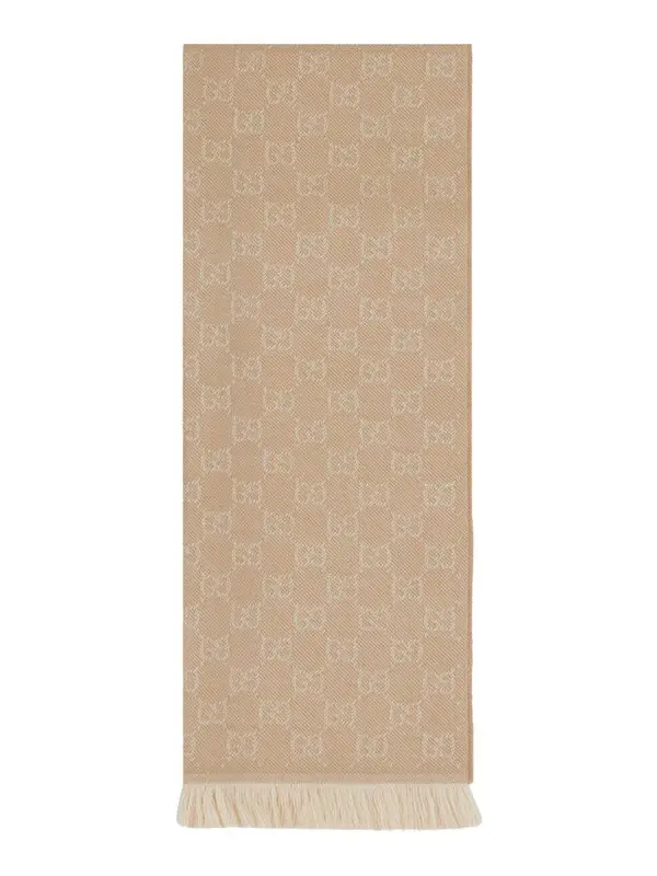 Gucci Gg Wool Scarf