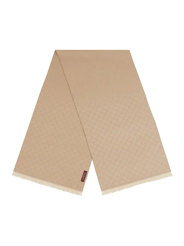 Gucci Gg Wool Scarf