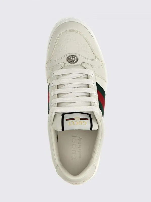 Gucci Leather Sneakers - White