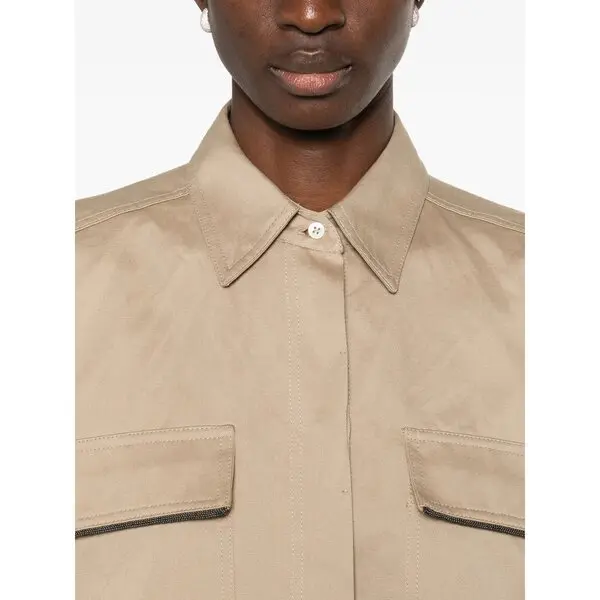 Brunello Cucinelli Neutrals Tops Shirts