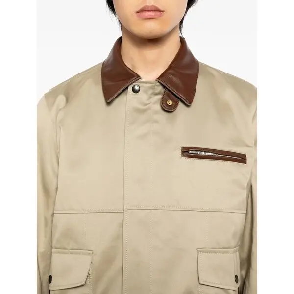 Sacai Neutrals Jackets Military Jackets