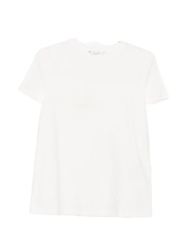 Max Mara Logo Cotton T-shirt - Multicolor