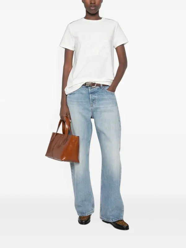 Max Mara Logo Cotton T-shirt - Multicolor