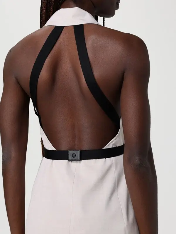 Max Mara Cime Cotton And Wool Blend Midi Dress - Cream