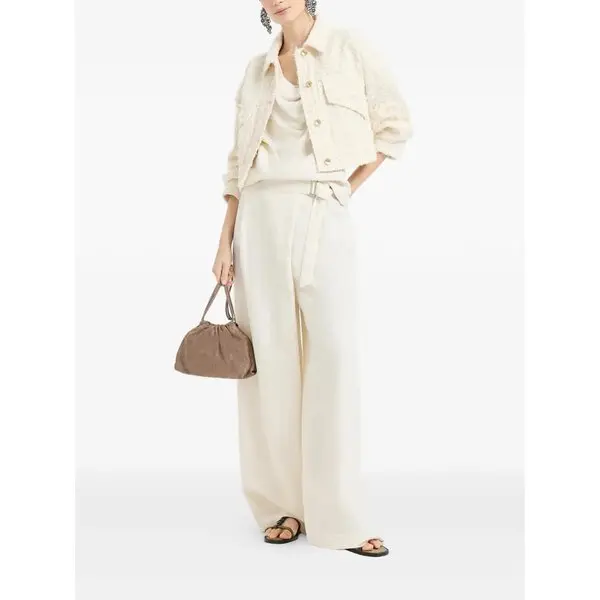 Brunello Cucinelli Neutrals Jackets Denim Jackets