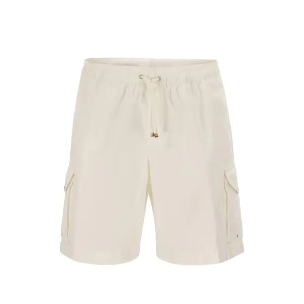 Brunello Cucinelli Neutrals Shorts Cargo Shorts - Cream