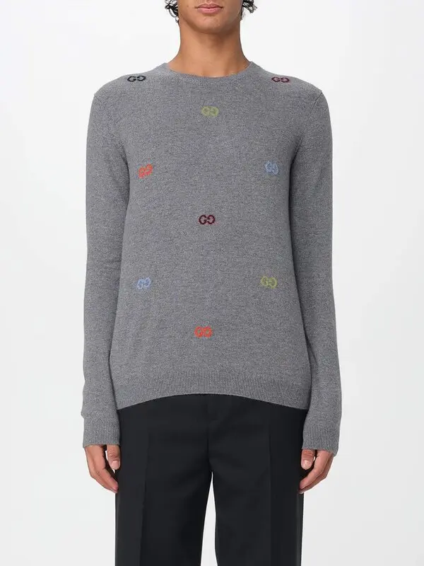 Gucci Graphic Sweater - Gray