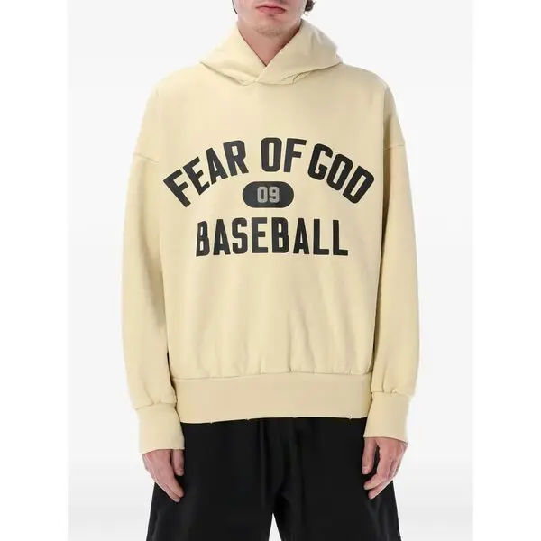 Fear Of God Cotton Hoodie - Cream