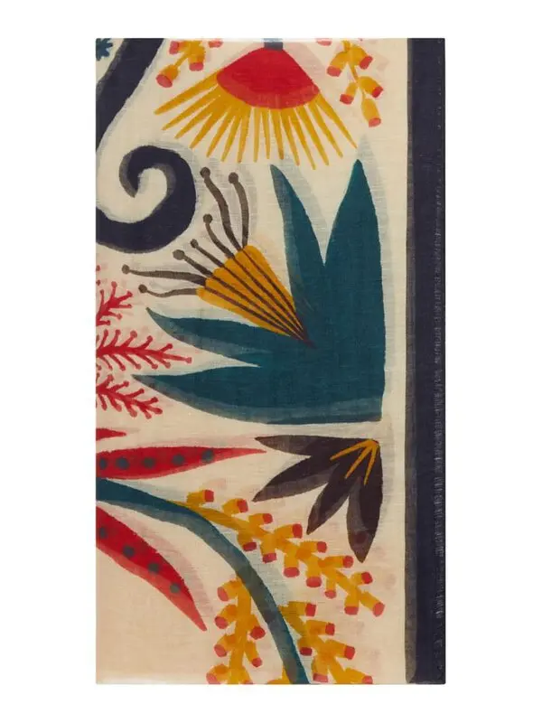 Etro Modal Scarf With Mirror Print