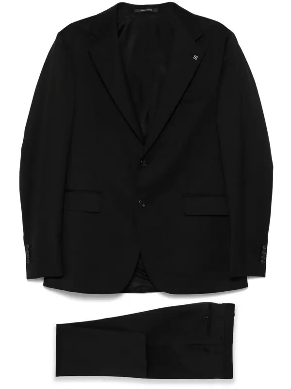 Tagliatore Two-piece Wool Dress - Black